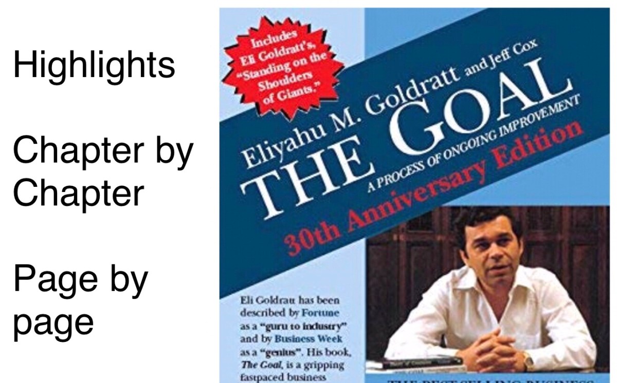 Goldratt’s The Goal: Just the Plot – Chapter by Chapter, Scene by Scene ...