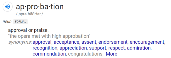 Approbation Quotes